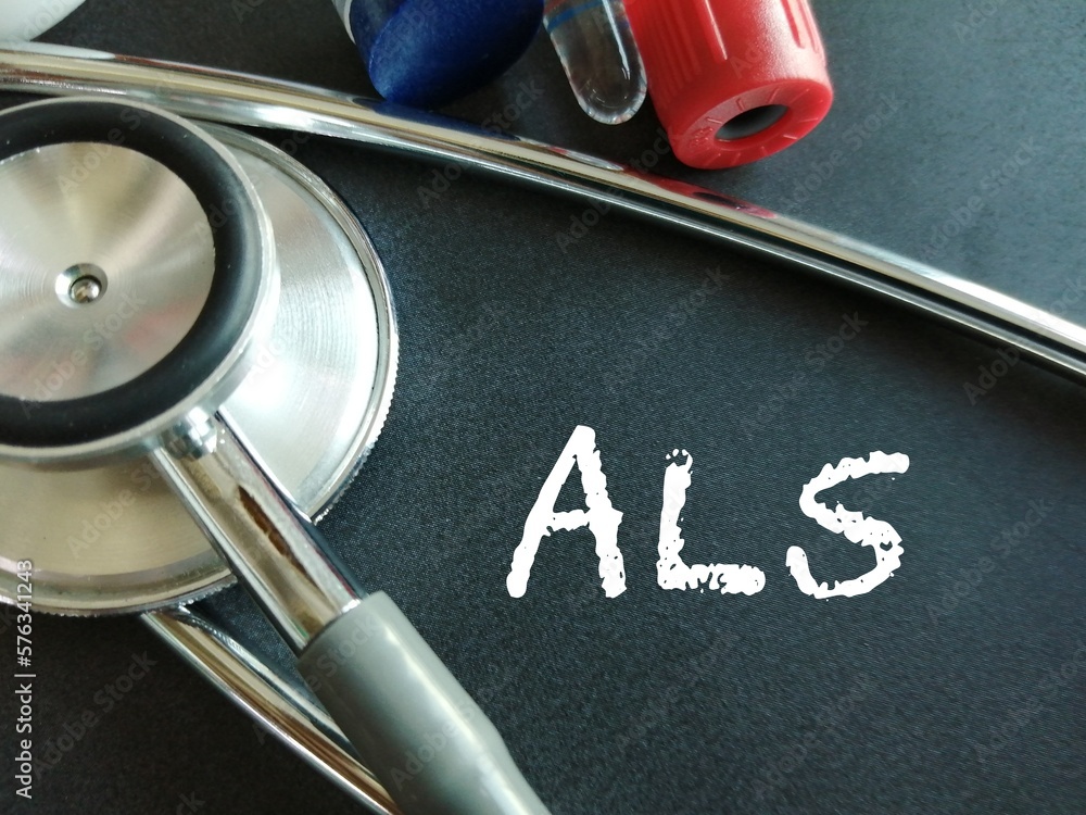 ALS or Amyotrophic lateral sclerosis a type of motor neuron disease ...