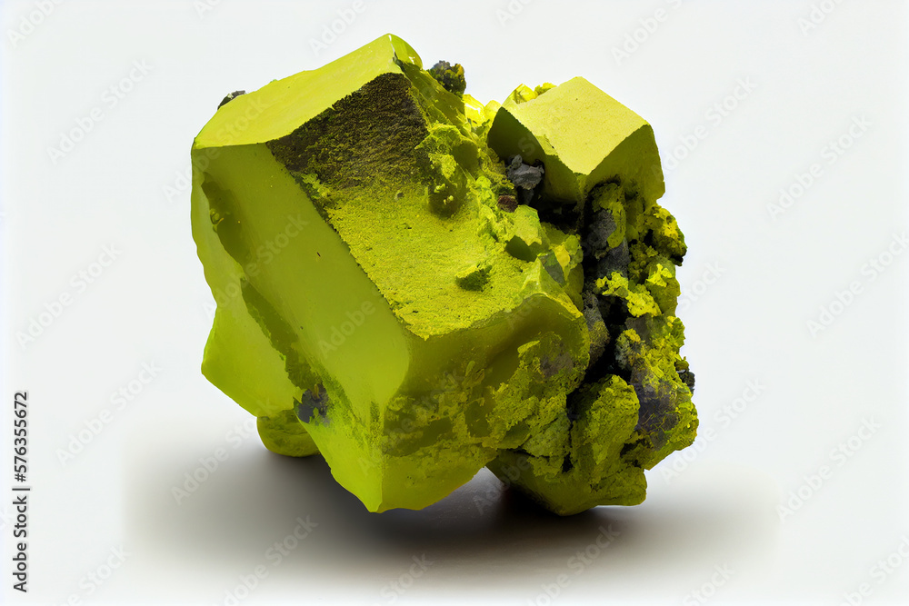 Uranium ore, a dark and foreboding image of a jagged rock face, riddled ...