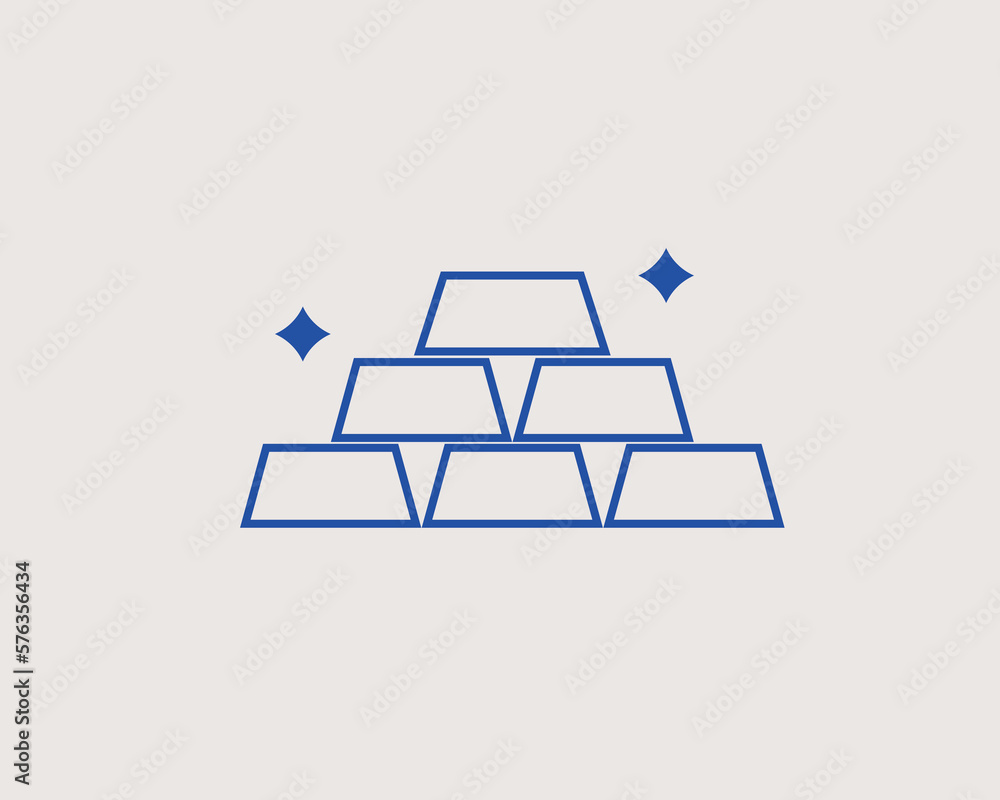 Concept of gold vector illustration in a flat style for website, mobile ...