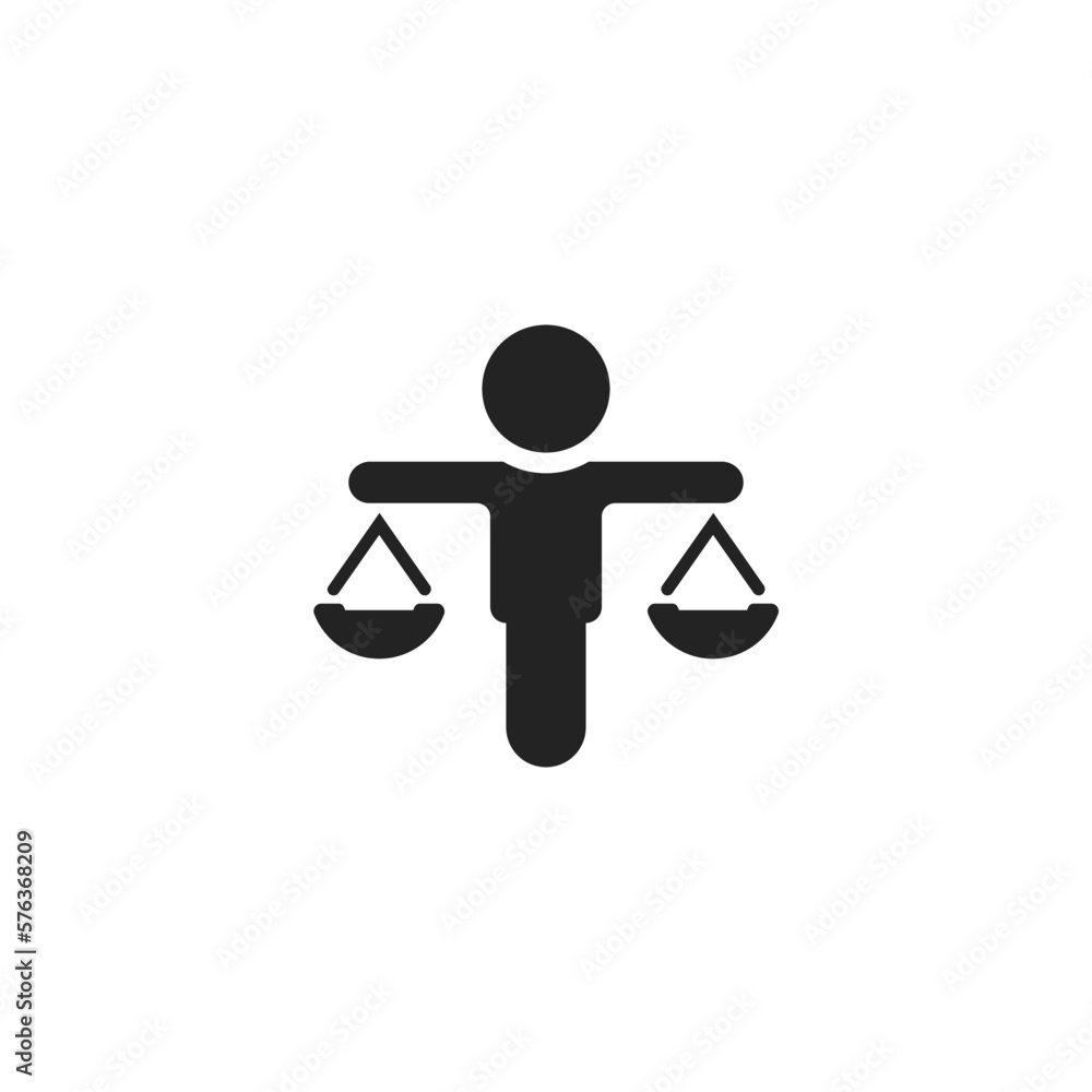 Equality Pictogram Icon Stock Vector Adobe Stock