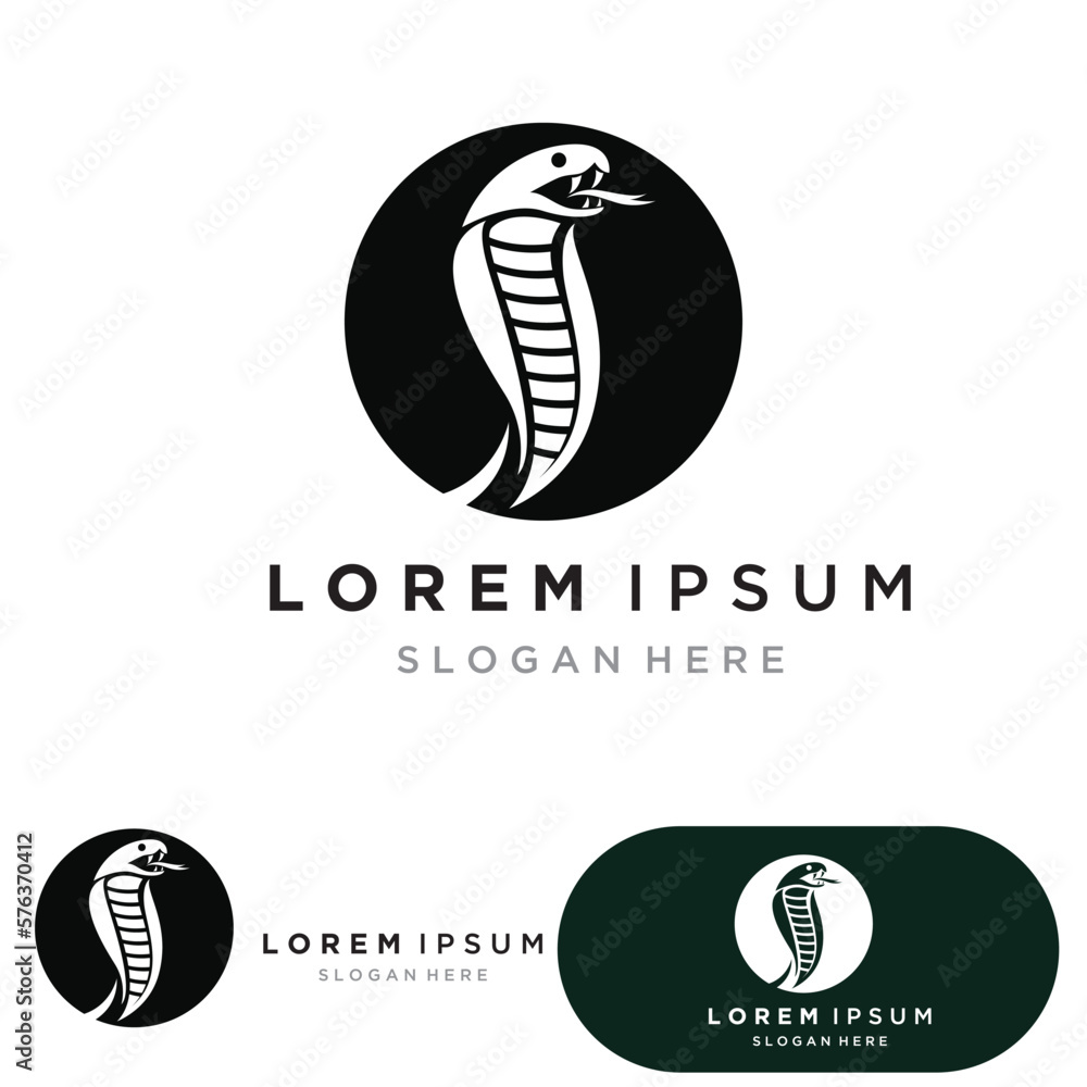 viper snake logo design element. danger snake icon. viper symbol Stock ...