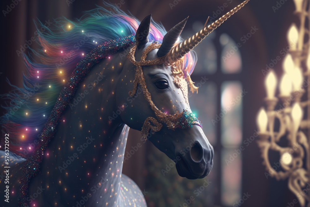 Enchanted Sparkling Unicorn: A Magical Fantasy World of Shimmering ...