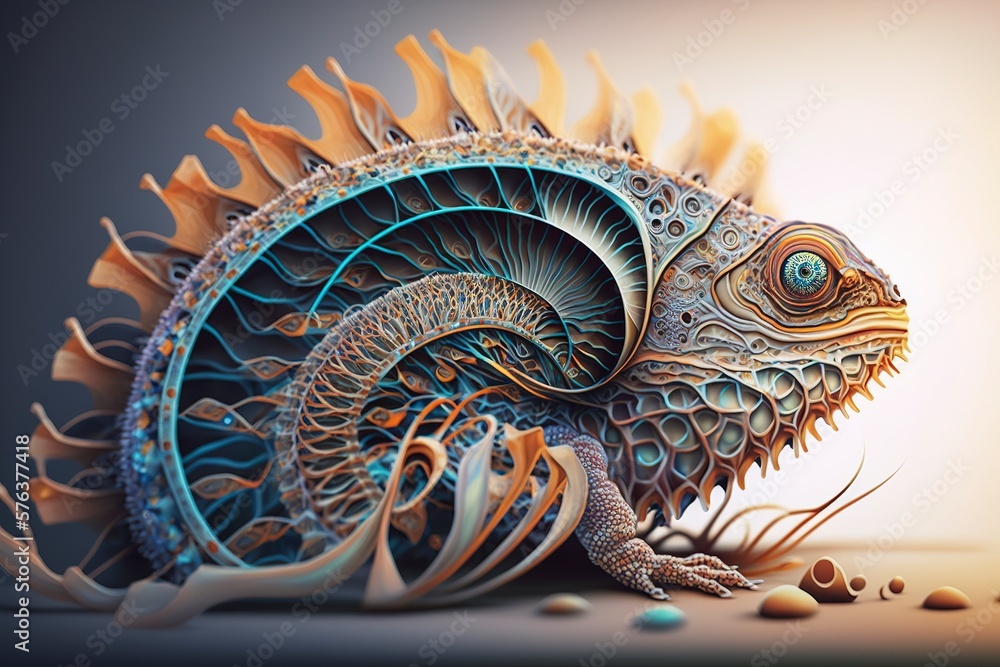 This stunning AI-generated image captures the advanced capabilities of ...