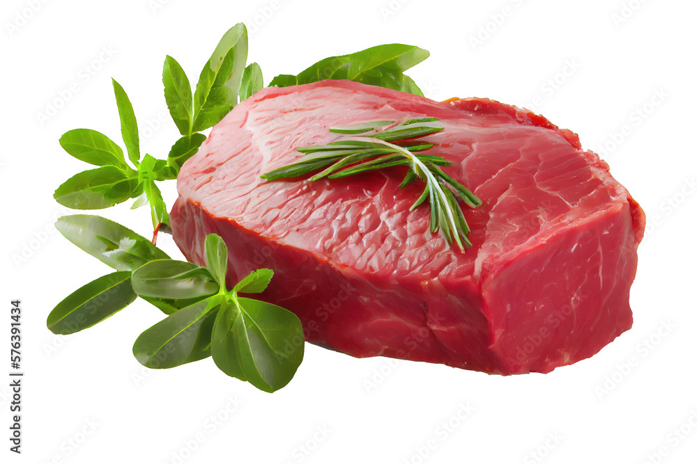 viande rouge de bœuf cru, fond transparent, image détouré Stock ...