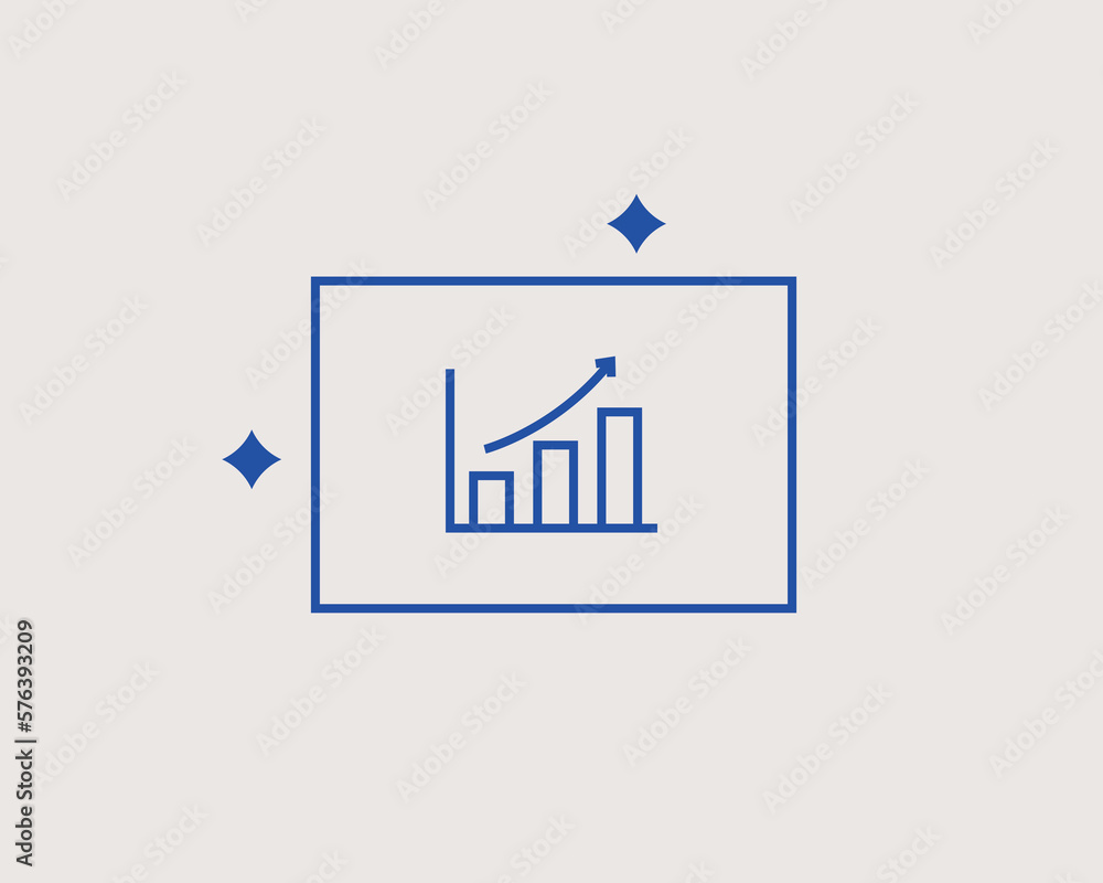 Concept of growth vector illustration in a flat style for website ...