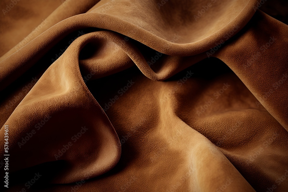 Suede texture. Natural leather photo background Generative AI Stock ...