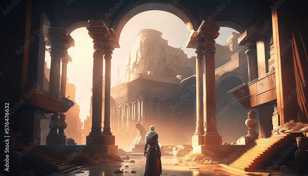 futuristic ancient egyptian roman gods cyborgs created with generative ...