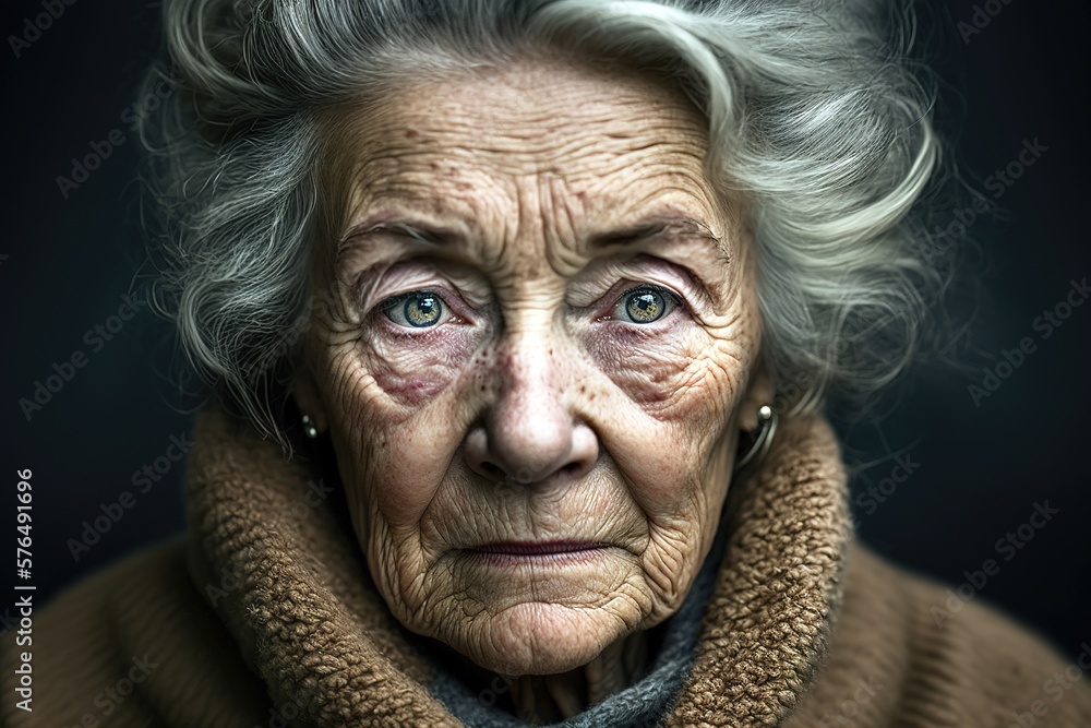 Worried Senior Woman