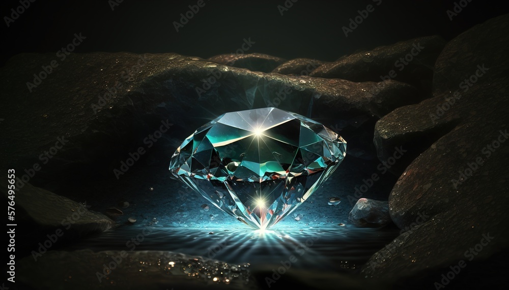 high resolution diamond background wallpaper created with generative ai ...