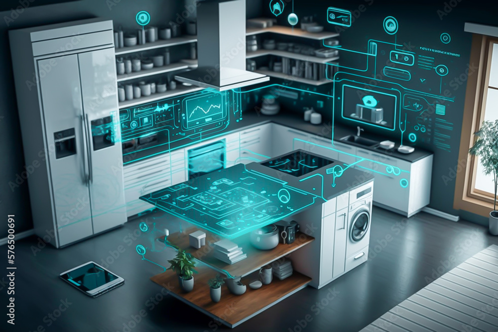 smart home kitchen management system using augmented reality, future ...