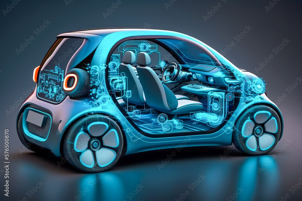 car management system using augmented reality, generative ai Stock ...