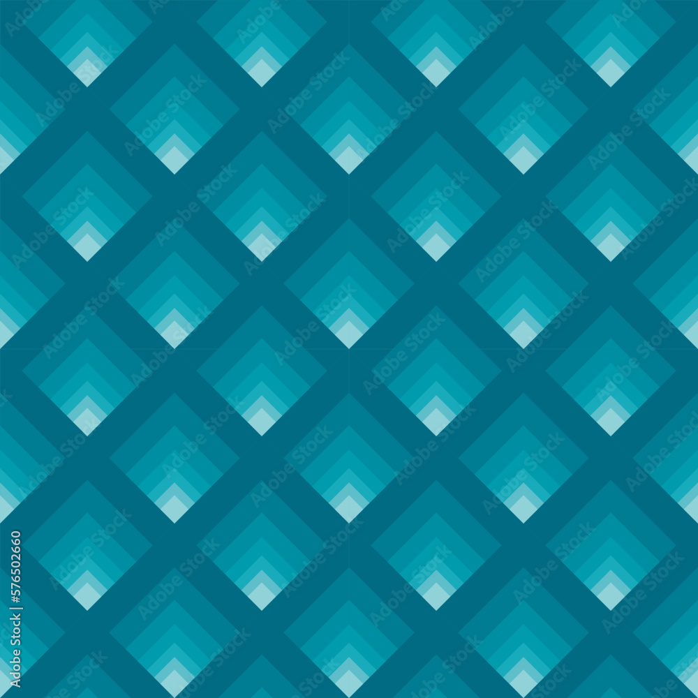In this seamless pattern, beautiful colored squares are arranged ...