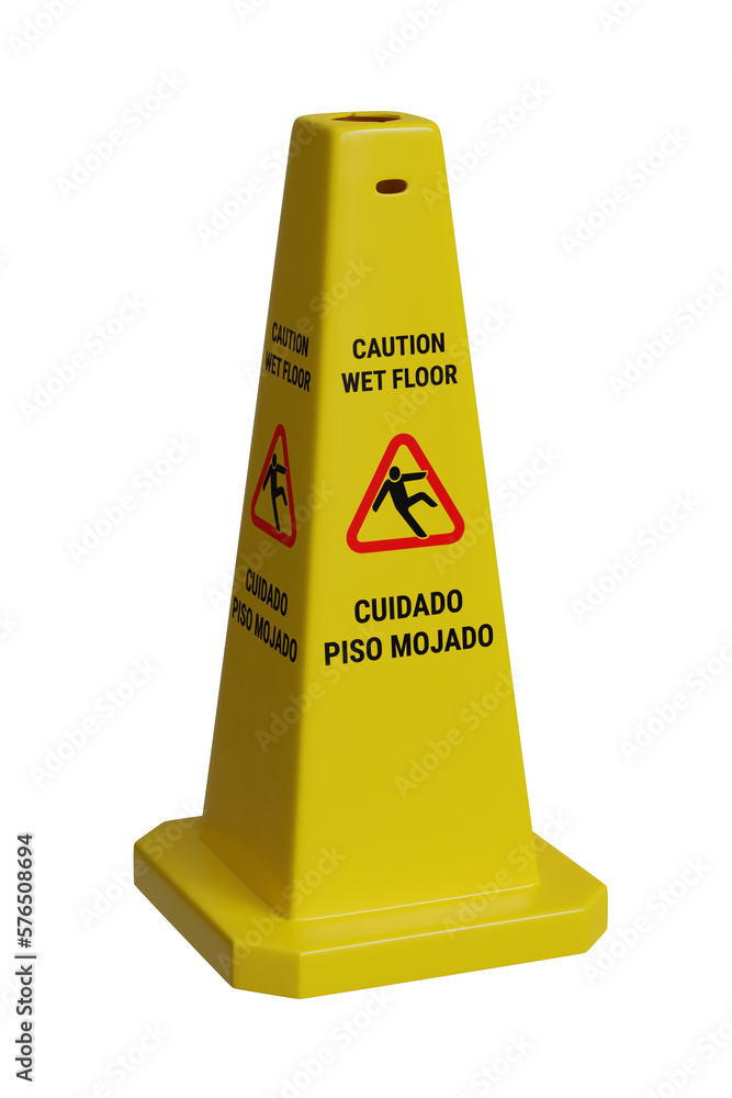 Polyurethane Yellow 24 Inch Safety Open Top With Moulded-in Slots With ...