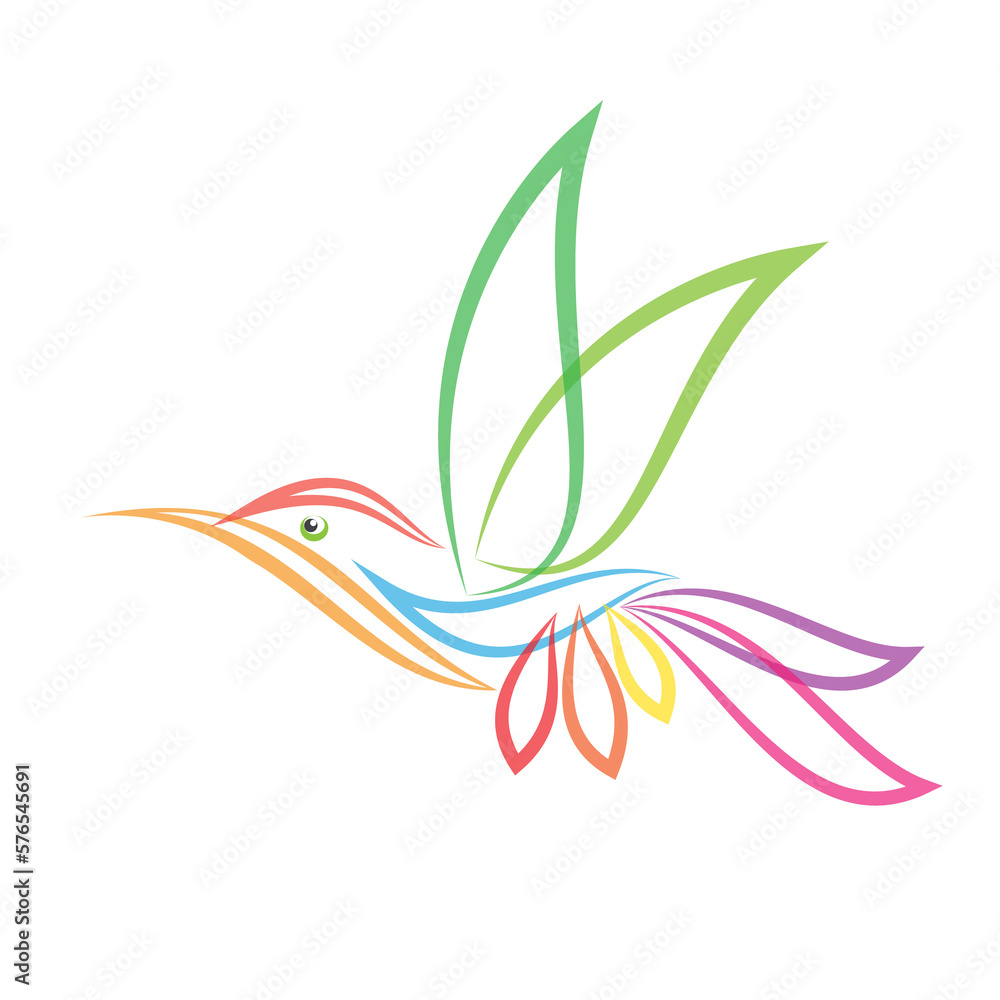 Hummingbird design isolated on transparent background. Birds. Wild ...