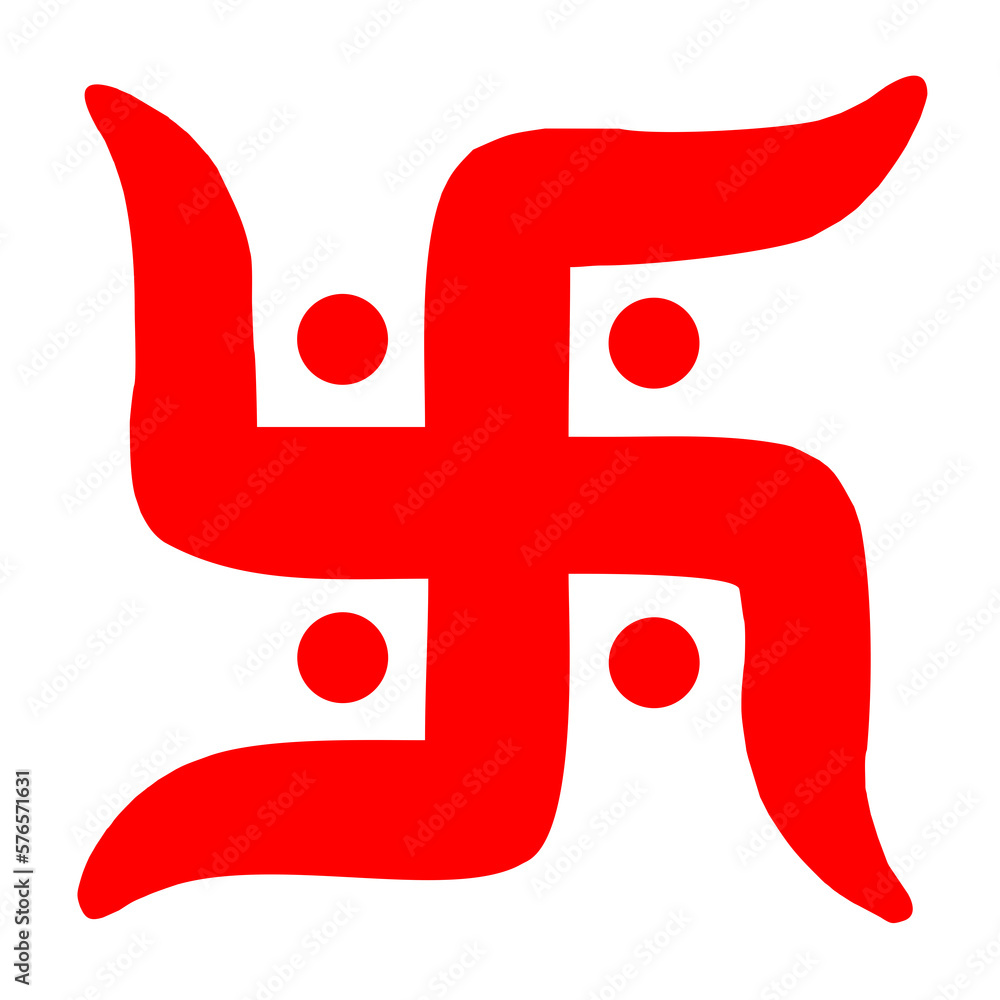 High resolution transparent Swasthika icon. Stock Illustration | Adobe ...