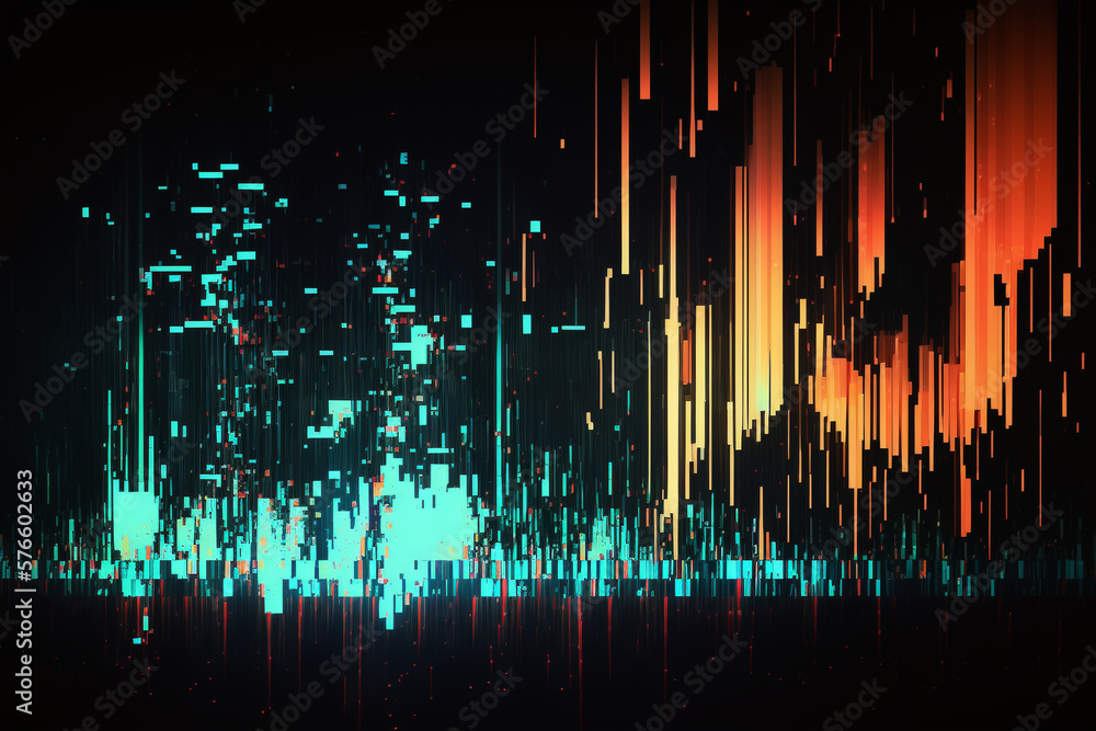 Abstract data mosh glitch background. Digital distortion background ...