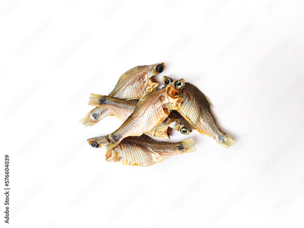 Dry puti mach or swamp barb or puntius fish or chola barb or puntius ...