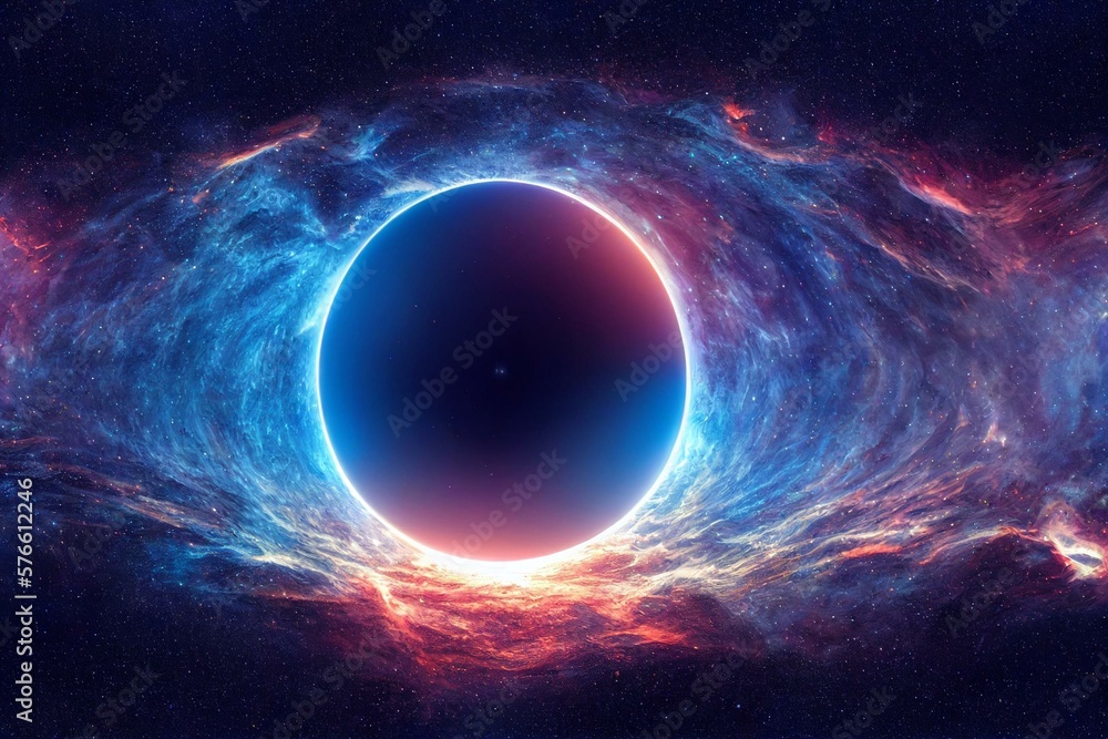 360 degree space nebula panorama, equirectangular projection ...