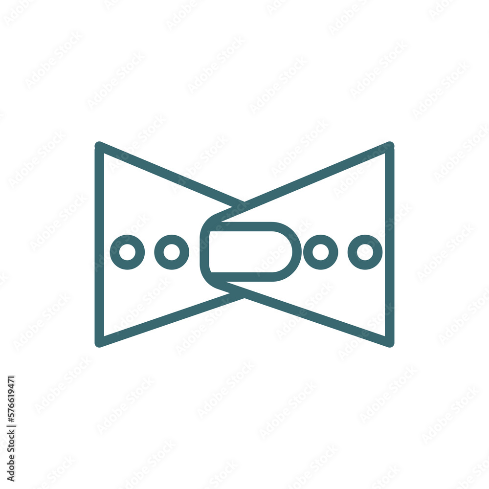 lumbar belt icon. Thin line lumbar belt icon from Fitness and Gym ...