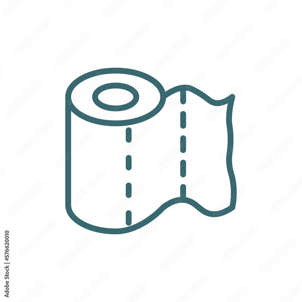 paper towel icon. Thin line paper towel icon from Hygiene and ...