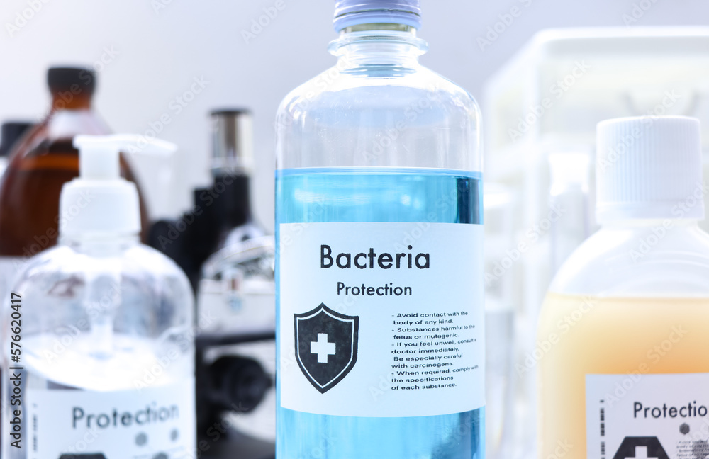 disinfectant in bottle, Home Cleaning and Disinfection Products Stock ...