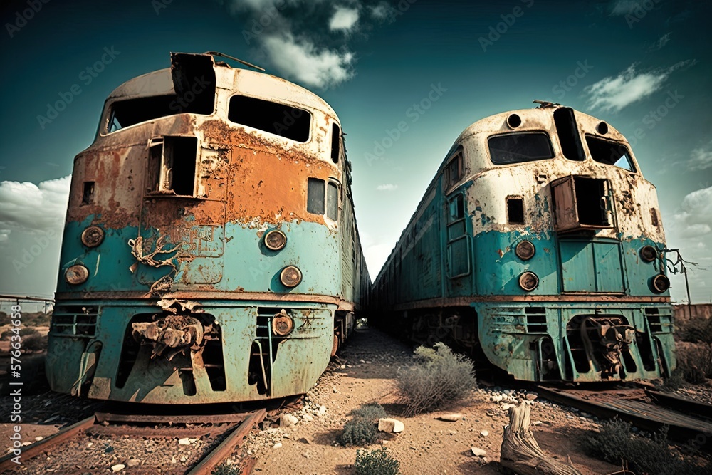 Captured in Lebanon are the remnants of an ancient railway yard and ...