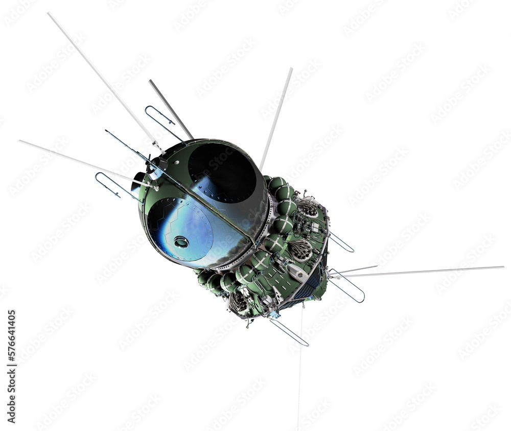 Spaceship Vostok-1 isolated. PNG format with transparency background ...