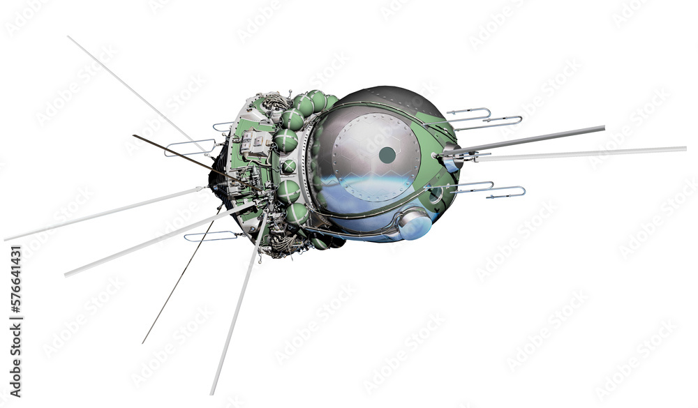 Spaceship Vostok-1 isolated. PNG format with transparency background ...