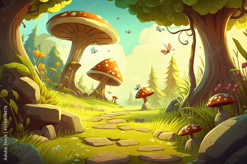 Digital CG artwork, concept illustration, realistic cartoon style ...