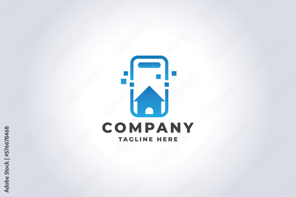 Mobile Home Logo Pro Template Stock Vector | Adobe Stock