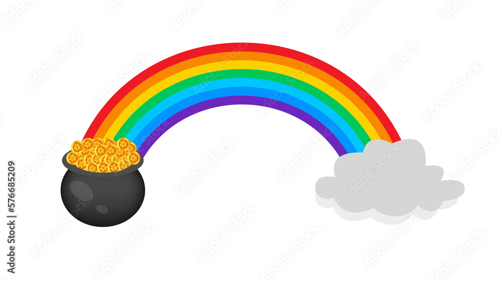 St. Patrick’s Day rainbow Stock Illustration | Adobe Stock St. Patrick’s Day rainbow Stock Illustration | Adobe Stock