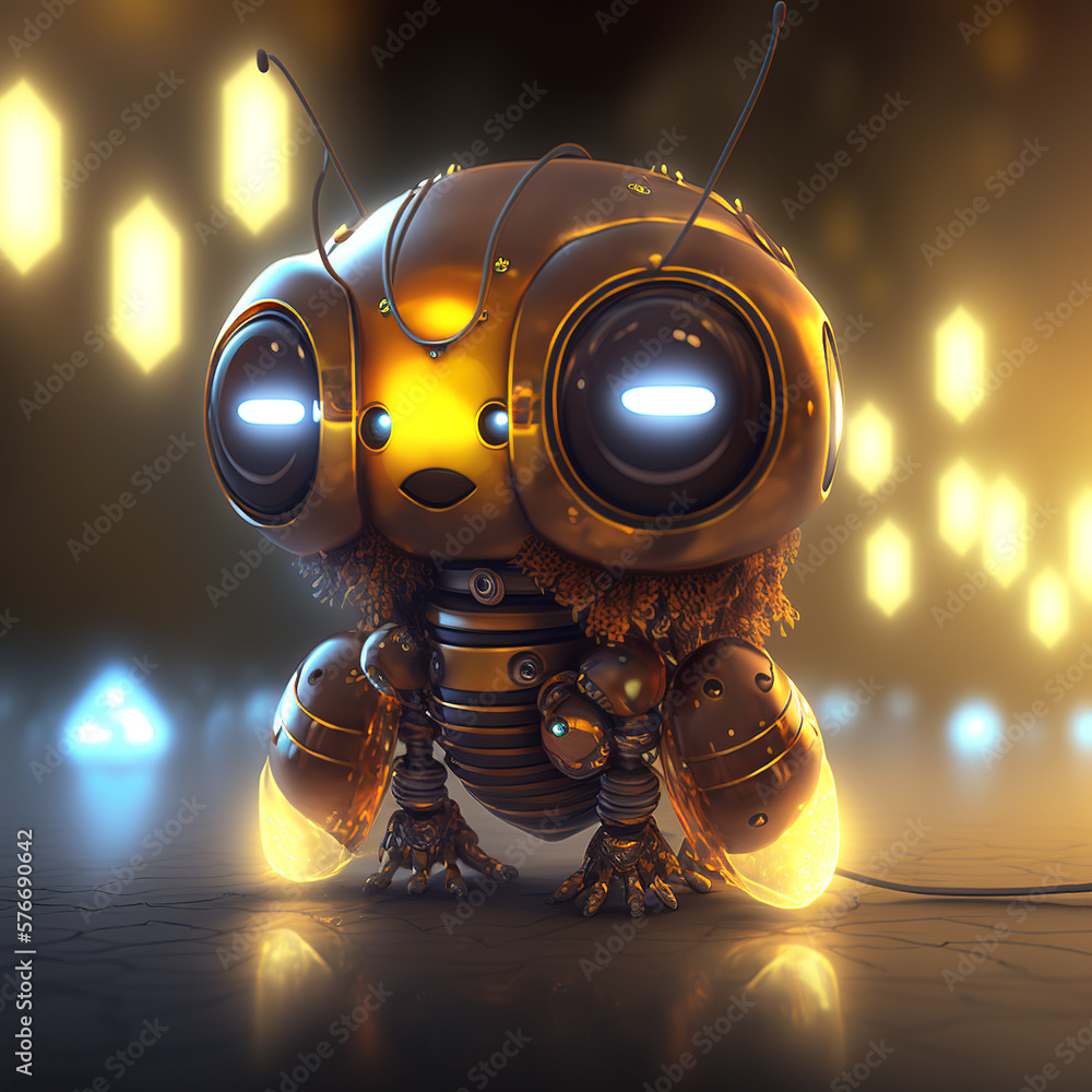 Nature Meets Technology. Witness the Fascinating Fusion of a Golden ...