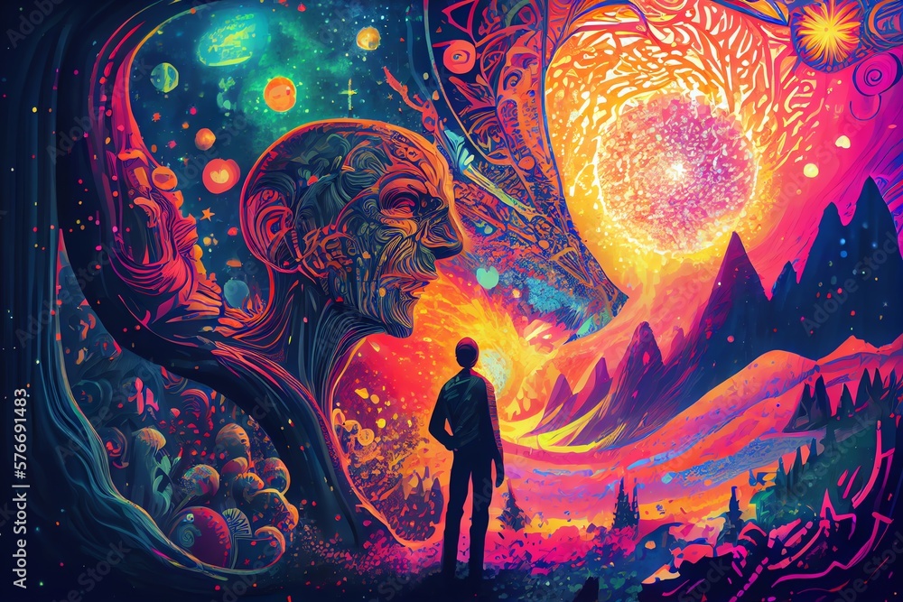 A Man Takes His First Psychedelic Trip To The Center Of The Universe ...