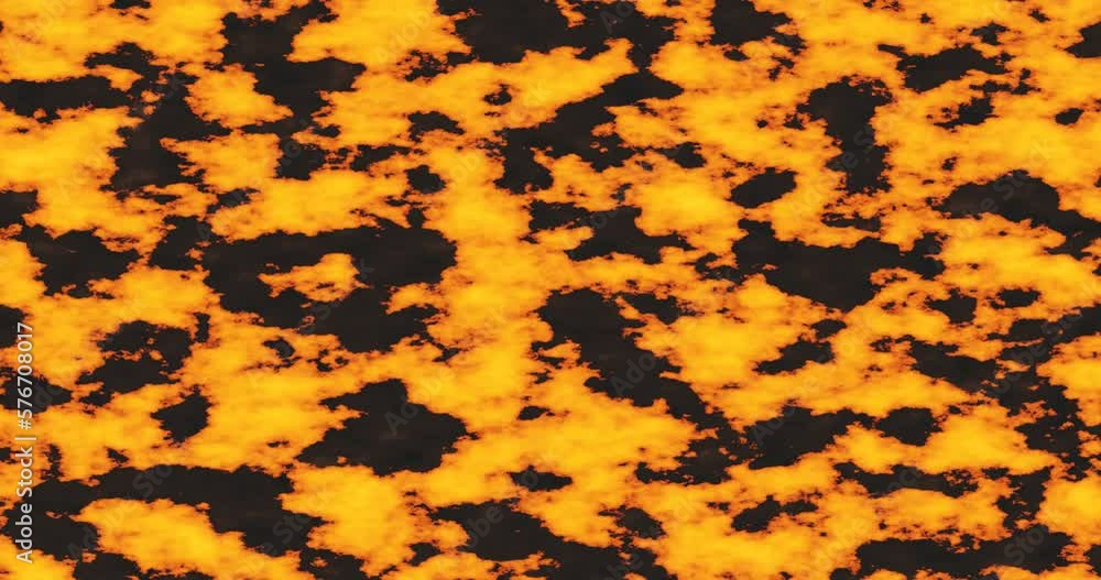 Molten lava background with fire burn on rock ground. Texture with ...