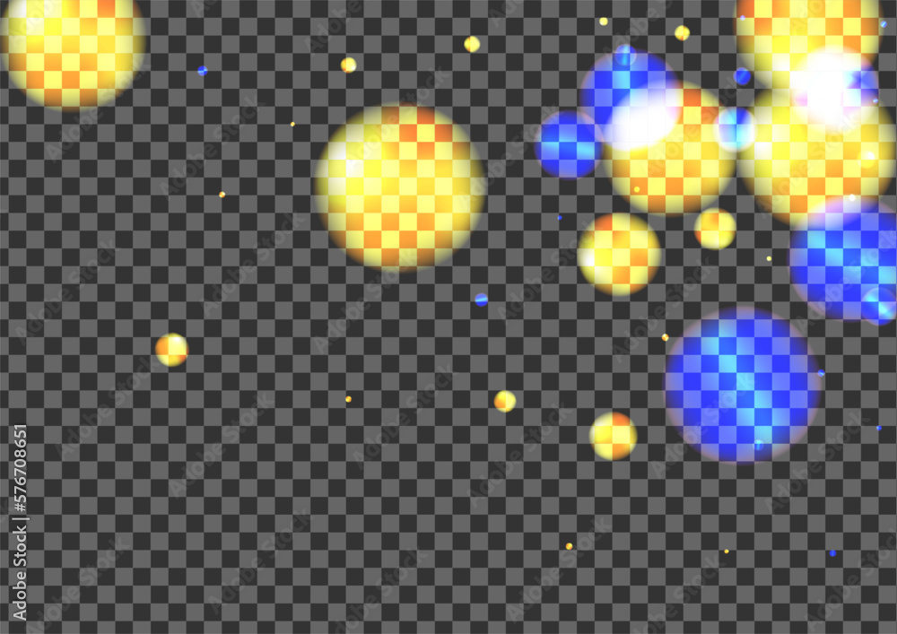 Blur Dot Background Transparent Vector. Flare Shimmer Card. Firework ...