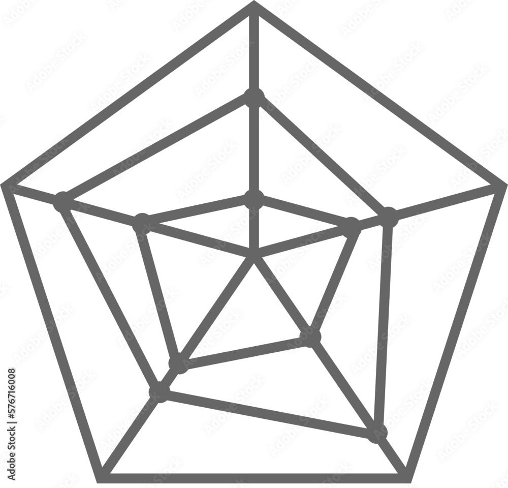 radar chart icon. Simple glyph vector of charts and diagrams set for UI ...
