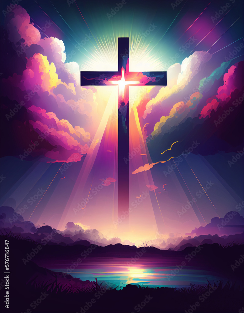 Empty Cross Of Jesus