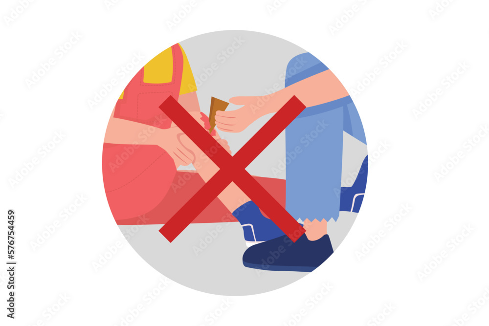 Never remove a large foreign object or don't remove big something from ...
