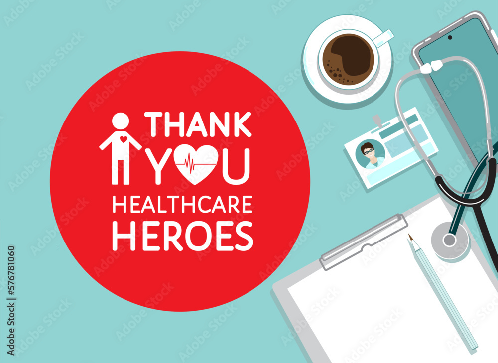 Grateful Thank You sign to doctors, nurses, healthcare workers ...