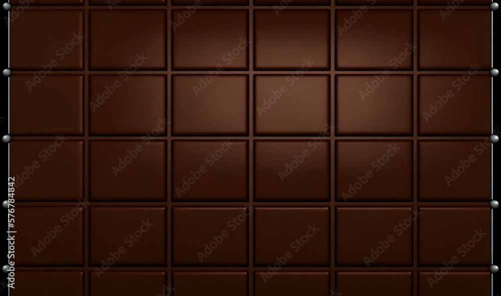 a chocolate background with a grid pattern in the middle of the screen ...