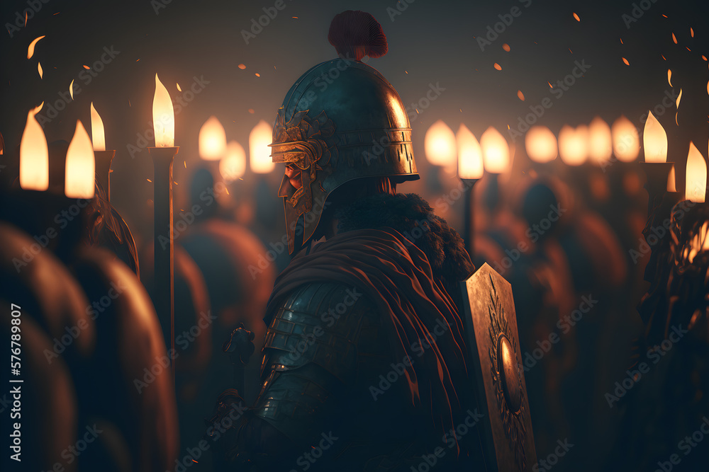 A Roman legion was a large military unit of the Roman army preparing ...