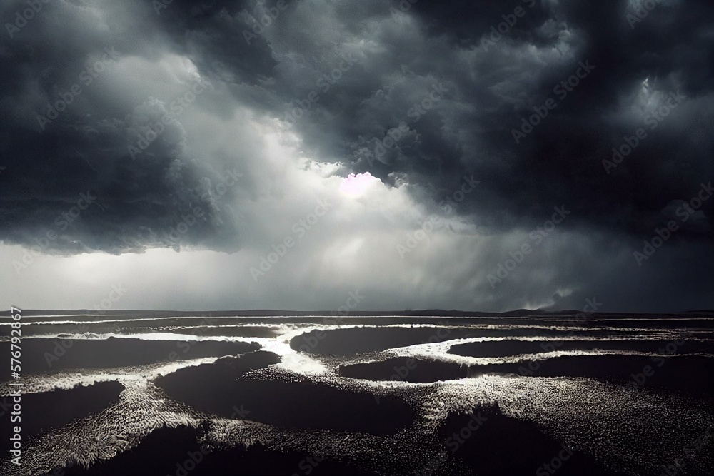 Dramatic dark storm rain clouds black sky background. Dark thunderstorm ...