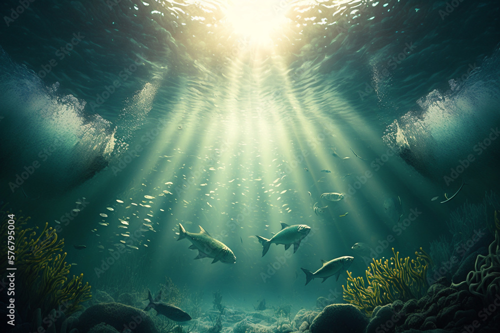 Deep Blue Sea Poster