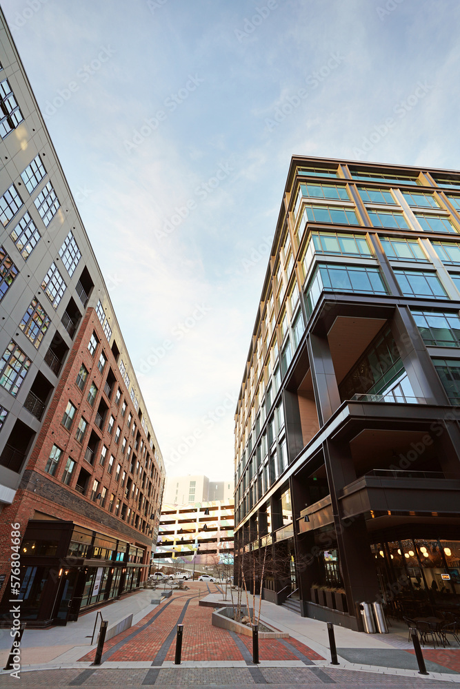 Smoky Hollow, a mixed use development of retail, apartments and office ...