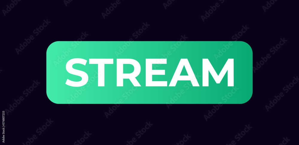 Game frame. Stream overlay banner with button UI template. Futuristic ...