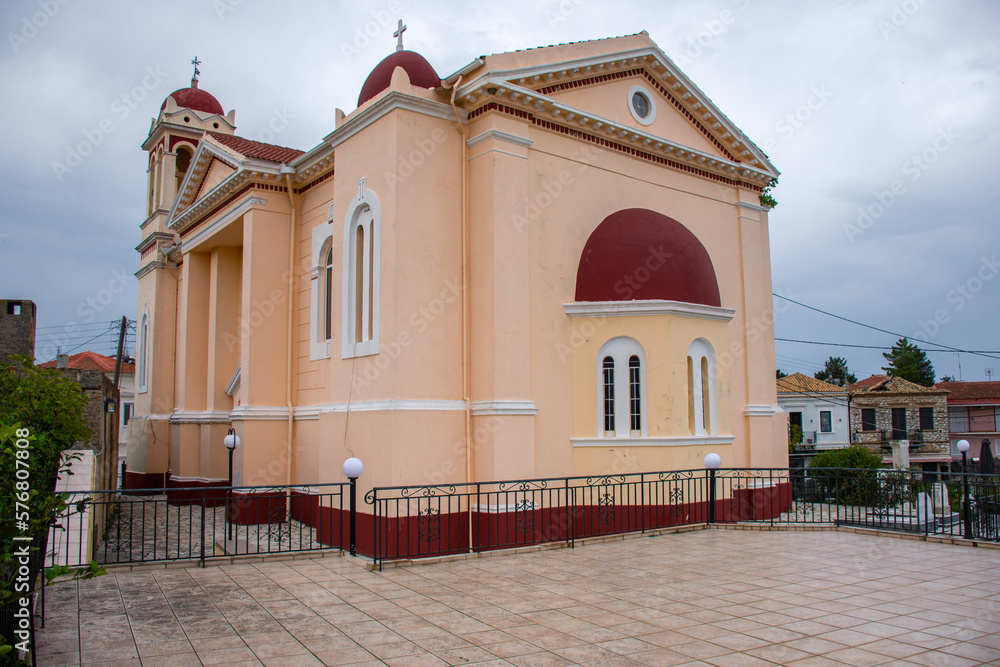 Holy Temple of Agios Arsenios in Lefkimmi, Island of Corfu, Greece ...