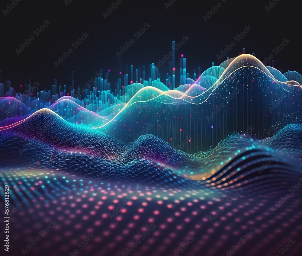 Enhance your technology-based designs with our stunning blue background ...