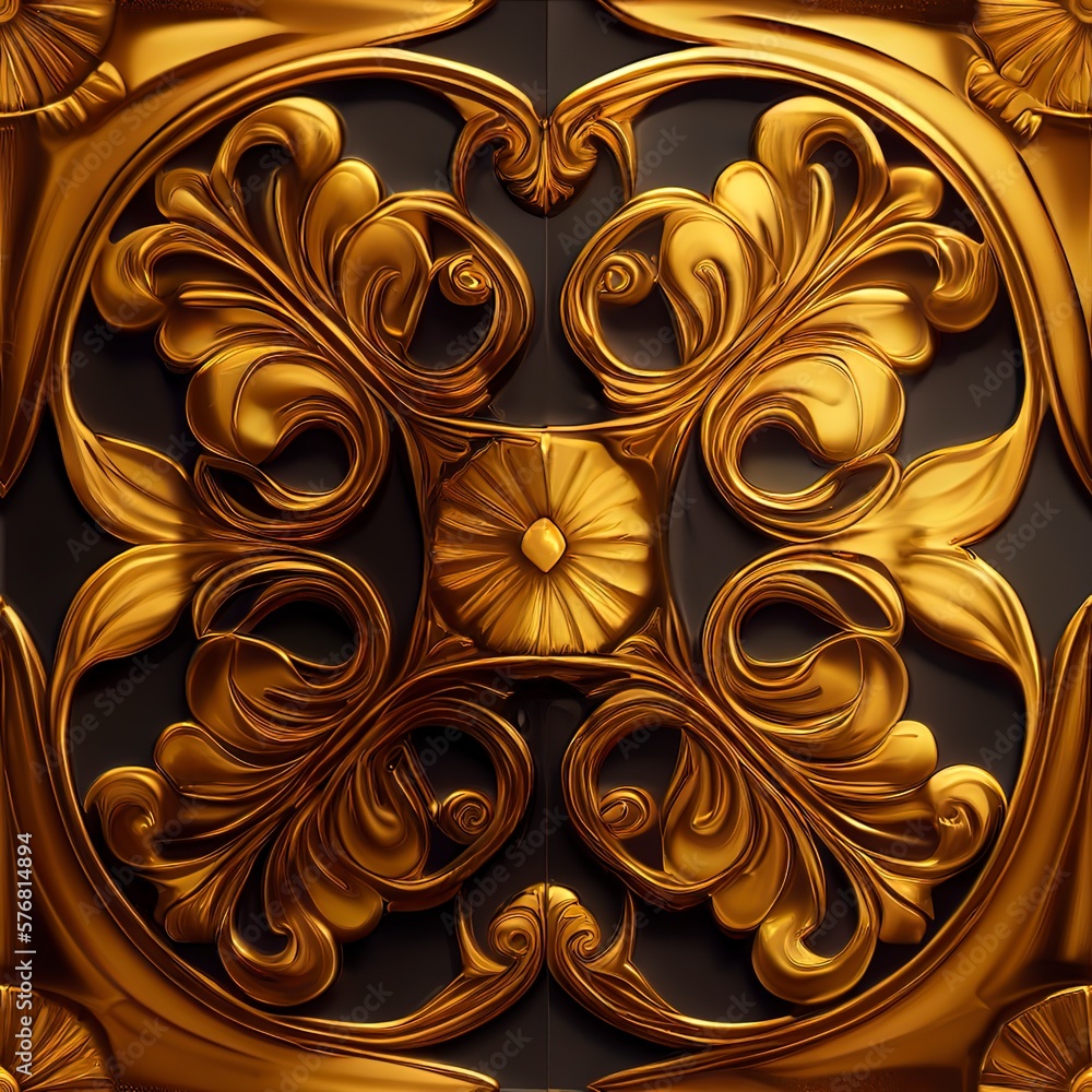 Seamless texture of a very beautiful and exquisite ornament. Tiles ...