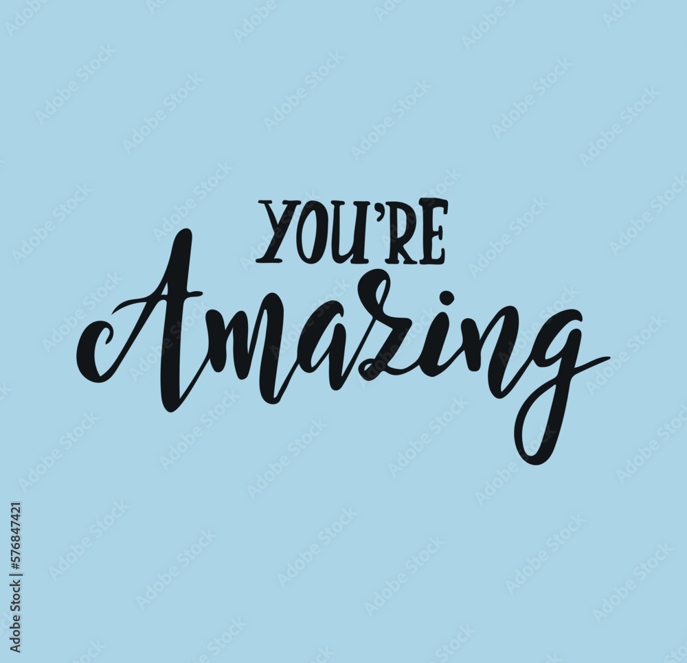 Beautiful words vector designs, Inspirational positive handwritten ...