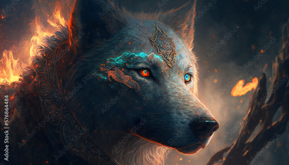 Garm the blood-stained guardian of Hel's gate - hell dog - German ...